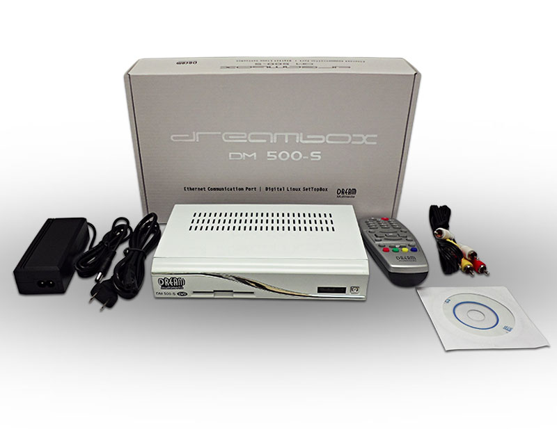 Dreambox DM500-S (Silver,Black & White) - WorldWideSatellites.com
