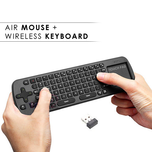 Android RC12 Wireless Air Fly Mouse + Keyboard - WorldWideSatellites.com